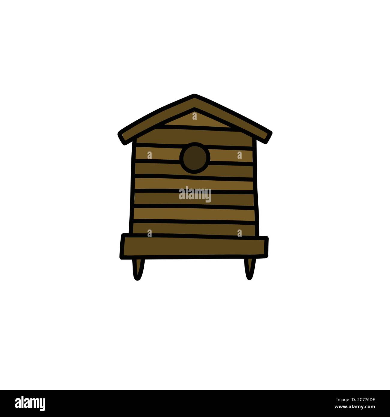 bee house doodle icon, vector illustration Stock Vector Image & Art - Alamy