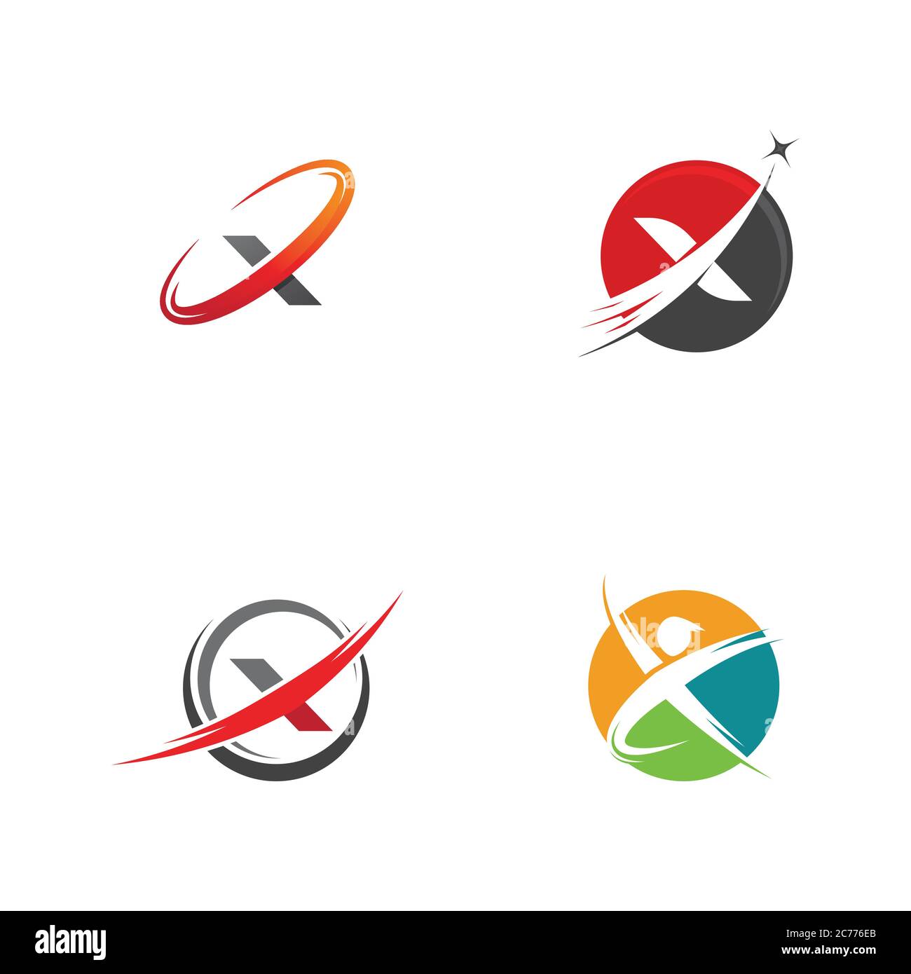 X Letter Logo Template vector icon illustration design Stock Vector ...