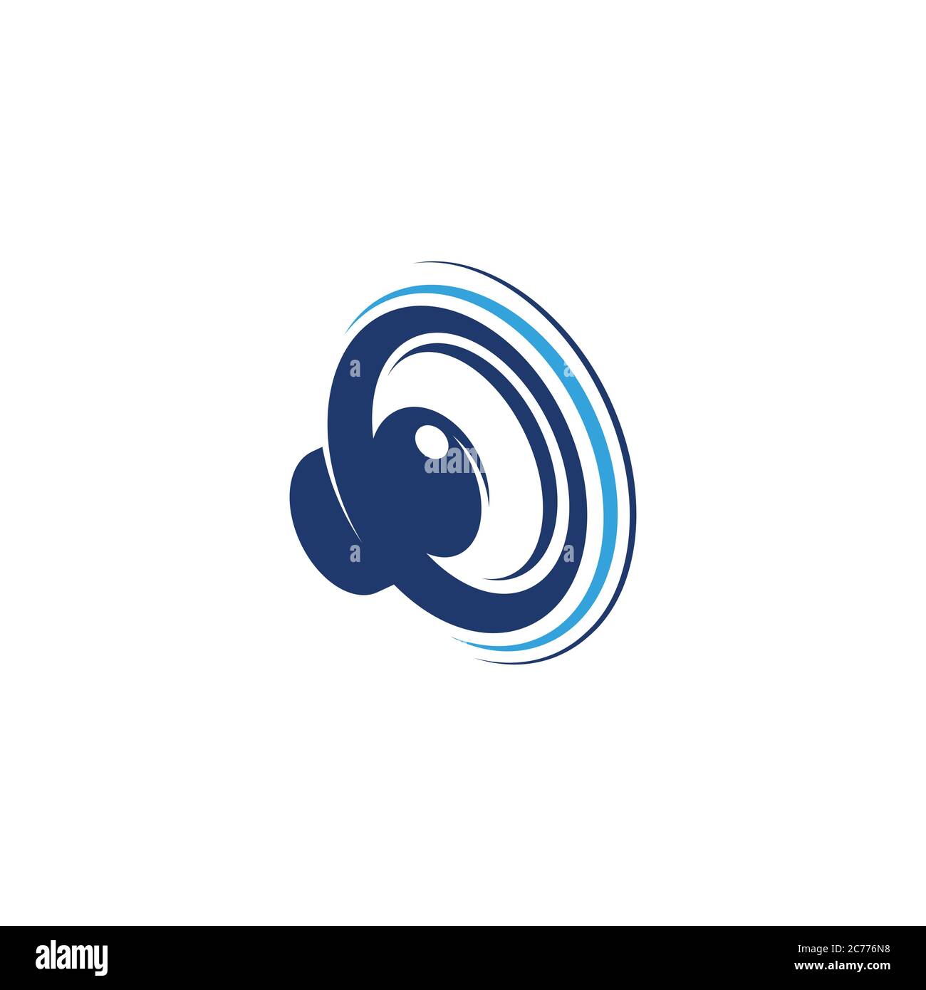 Speaker waves vector illustration design template Stock Vector Image ...