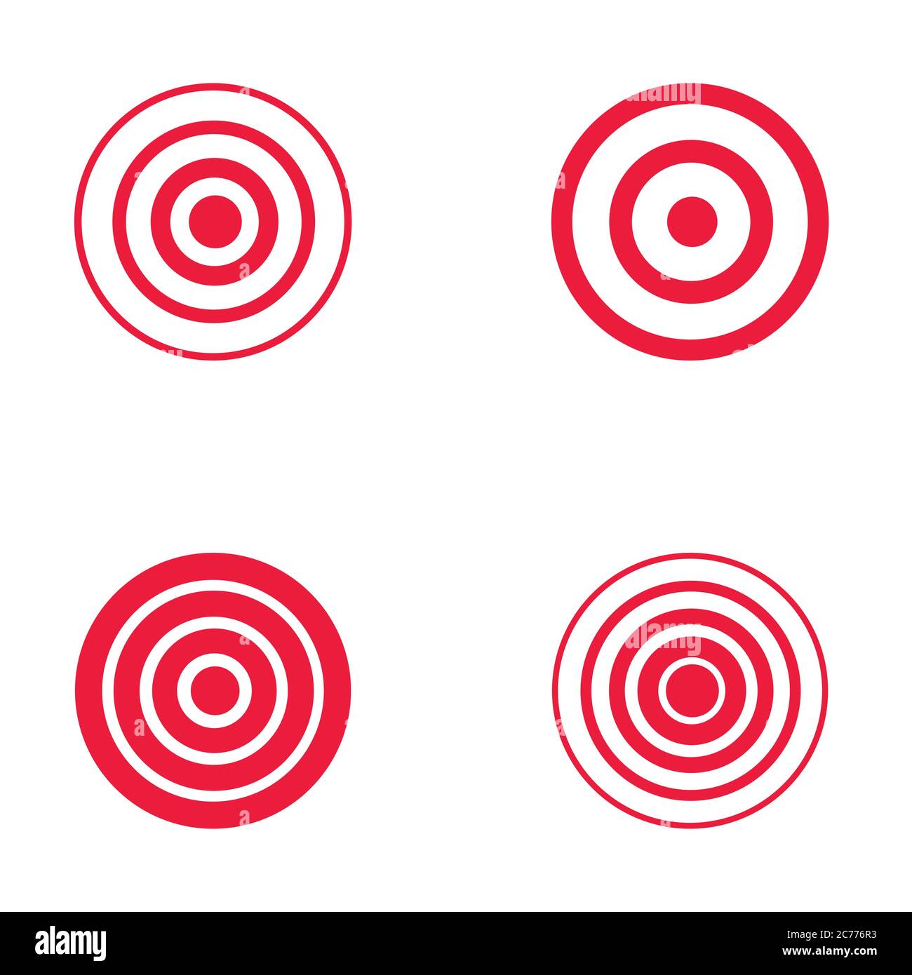 Target Vector icon illustration design template Stock Vector Image ...