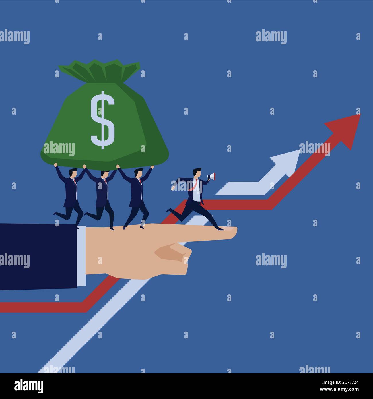 Run for your money Stock Vector Images - Alamy