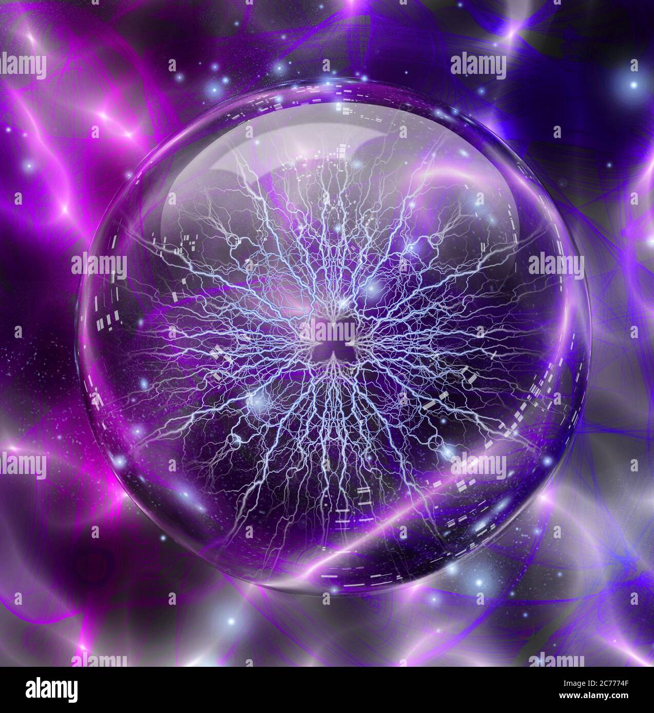 Crystal ball reflective hi-res stock photography and images - Alamy