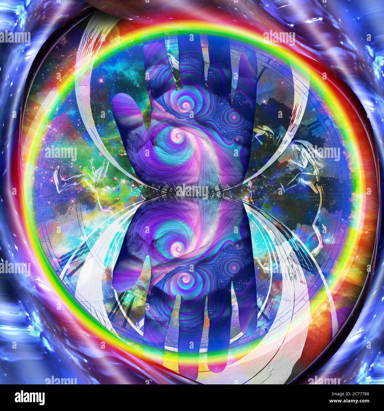 Hand of Creator Stock Photo - Alamy