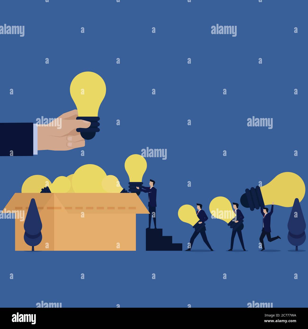 Bring ideas vector vectors hi-res stock photography and images - Alamy