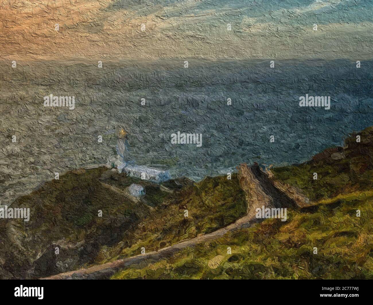 Beautiful landscape painting hi-res stock photography and images - Alamy