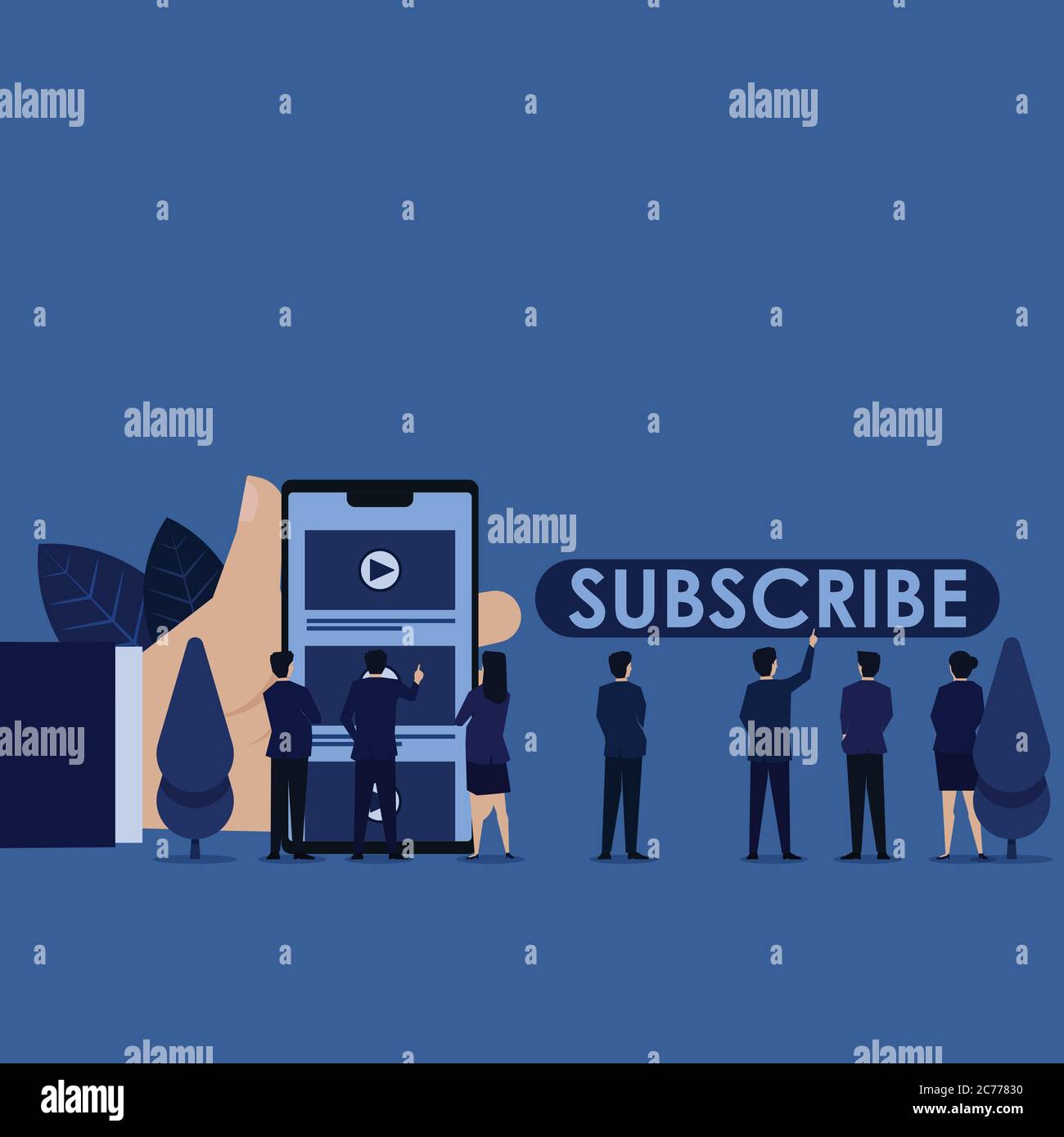 Subscribe channel background design hi-res stock photography and images ...