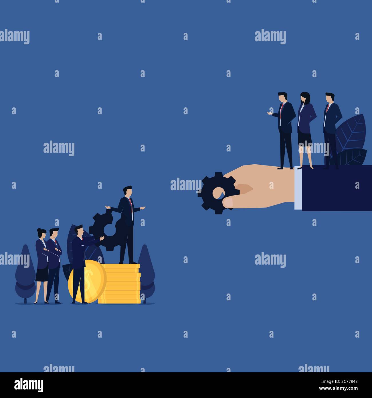 Broken agreement Stock Vector Images - Alamy