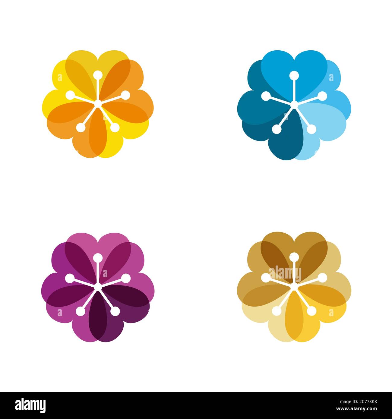 flower vector icon design template illustration Stock Vector Image ...