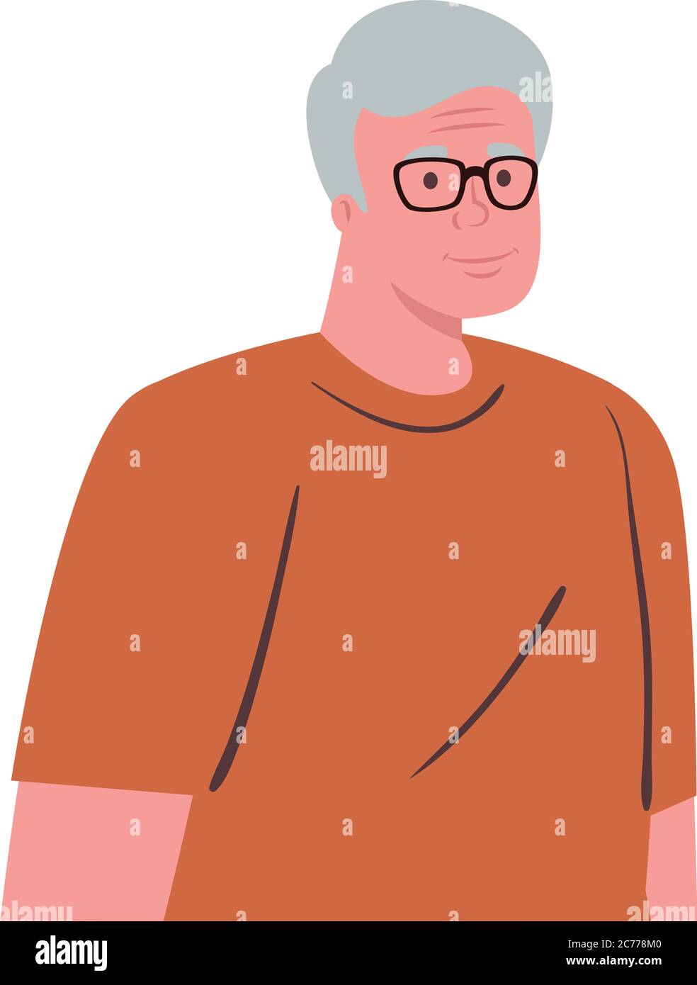 Grandfather avatar old man vector design Stock Vector Image & Art - Alamy