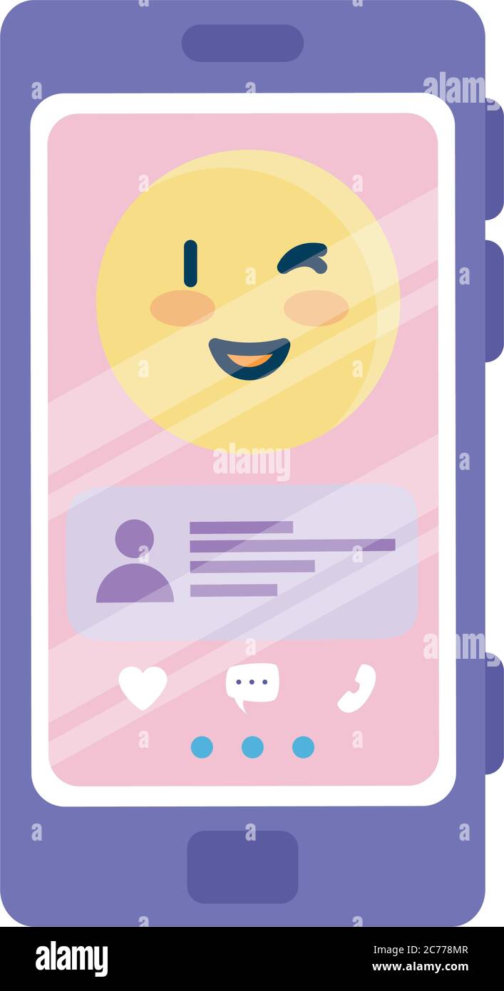 Emoji wink expression image hi-res stock photography and images - Alamy