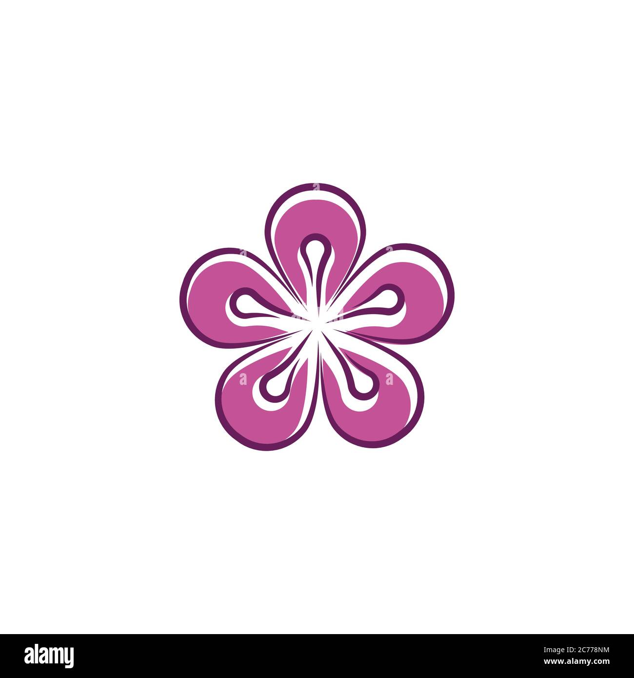 flower vector icon design template illustration Stock Vector Image ...