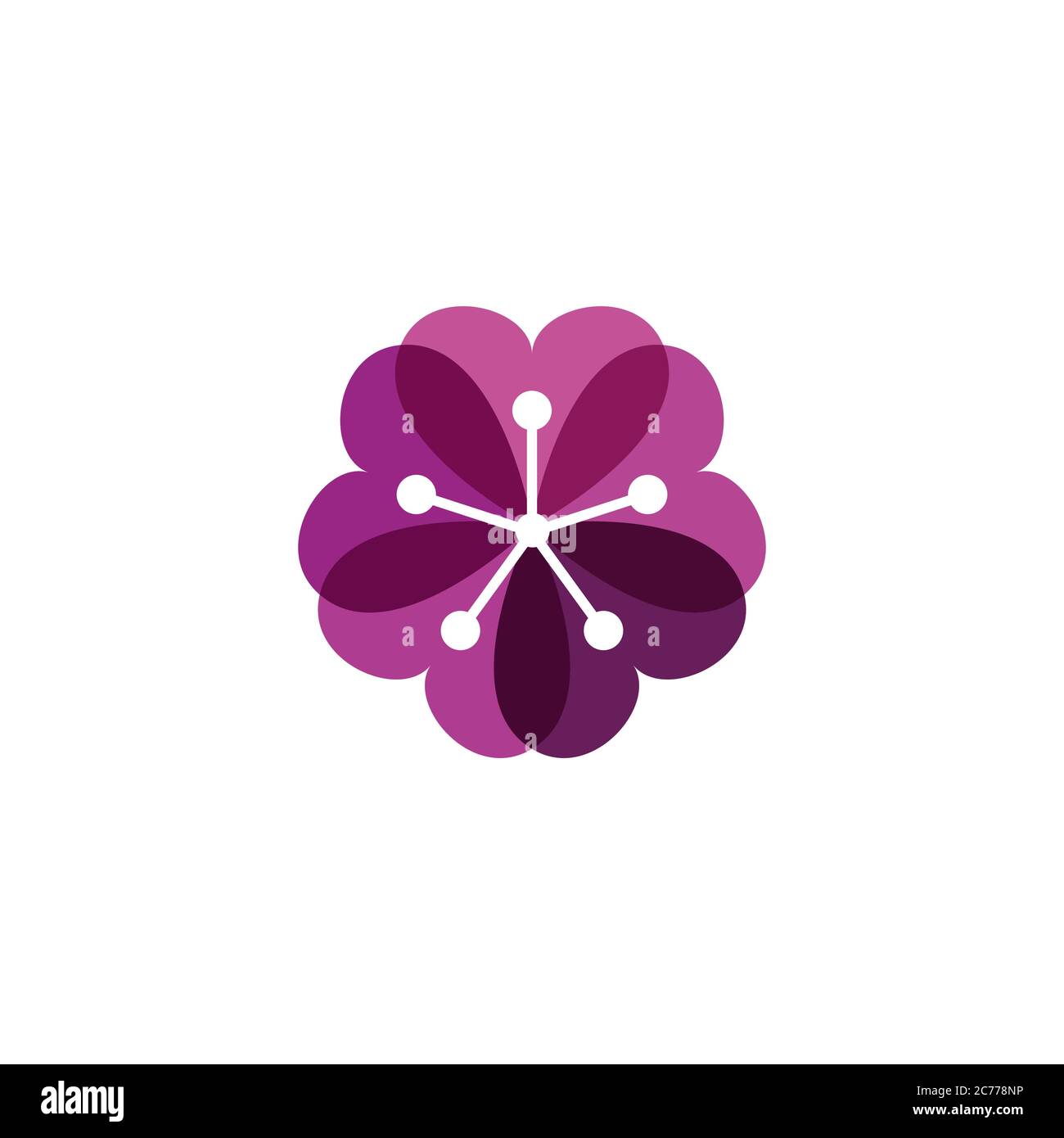 flower vector icon design template illustration Stock Vector Image ...