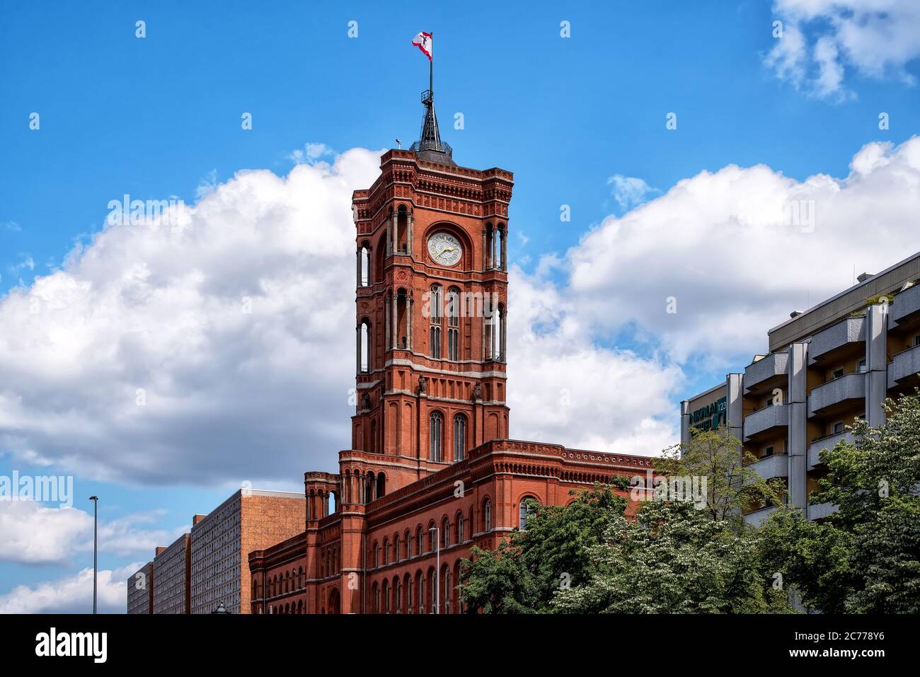The Red City Hall (Rotes Rathaus) in Berlin, Germany Stock Photo - Alamy