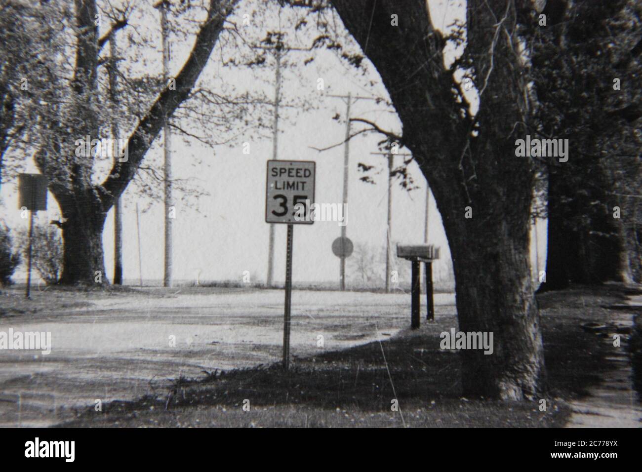 Fine 70s vintage black and white lifestyle photography of passing a ...