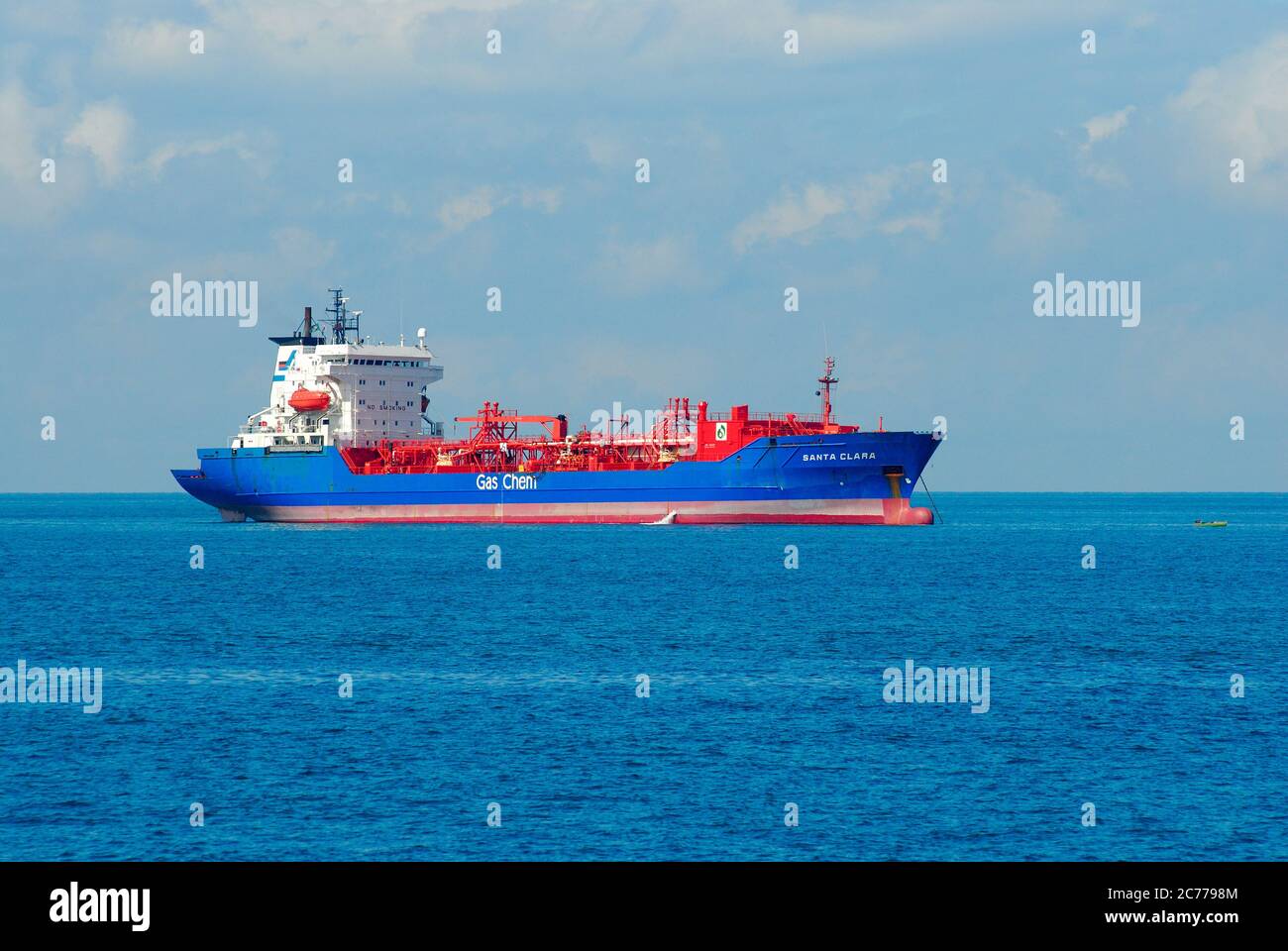 Cargo ship at sea near Salvador, Bahia, Brazil Stock Photo - Alamy