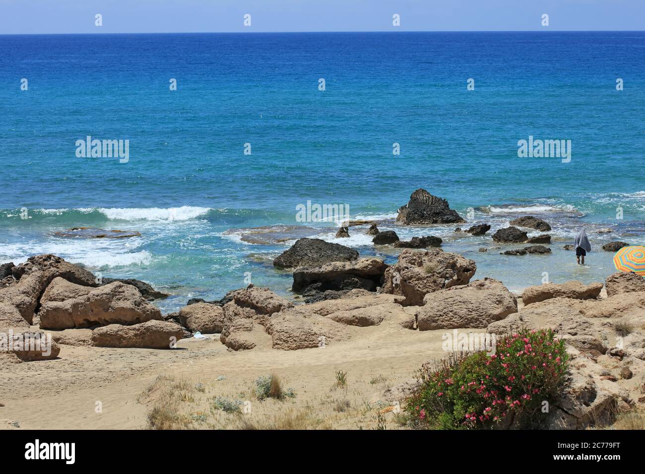 Crete island falassarna red sand beach summer holidays 2020 covid-19 ...