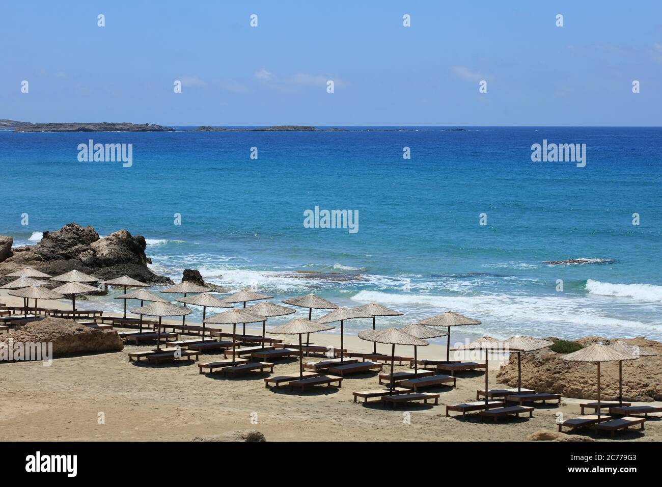 Crete island falassarna red sand beach summer holidays 2020 covid-19 ...