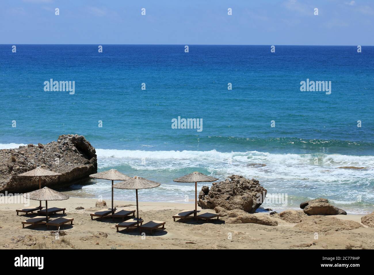 Crete island falassarna red sand beach summer holidays 2020 covid-19 ...