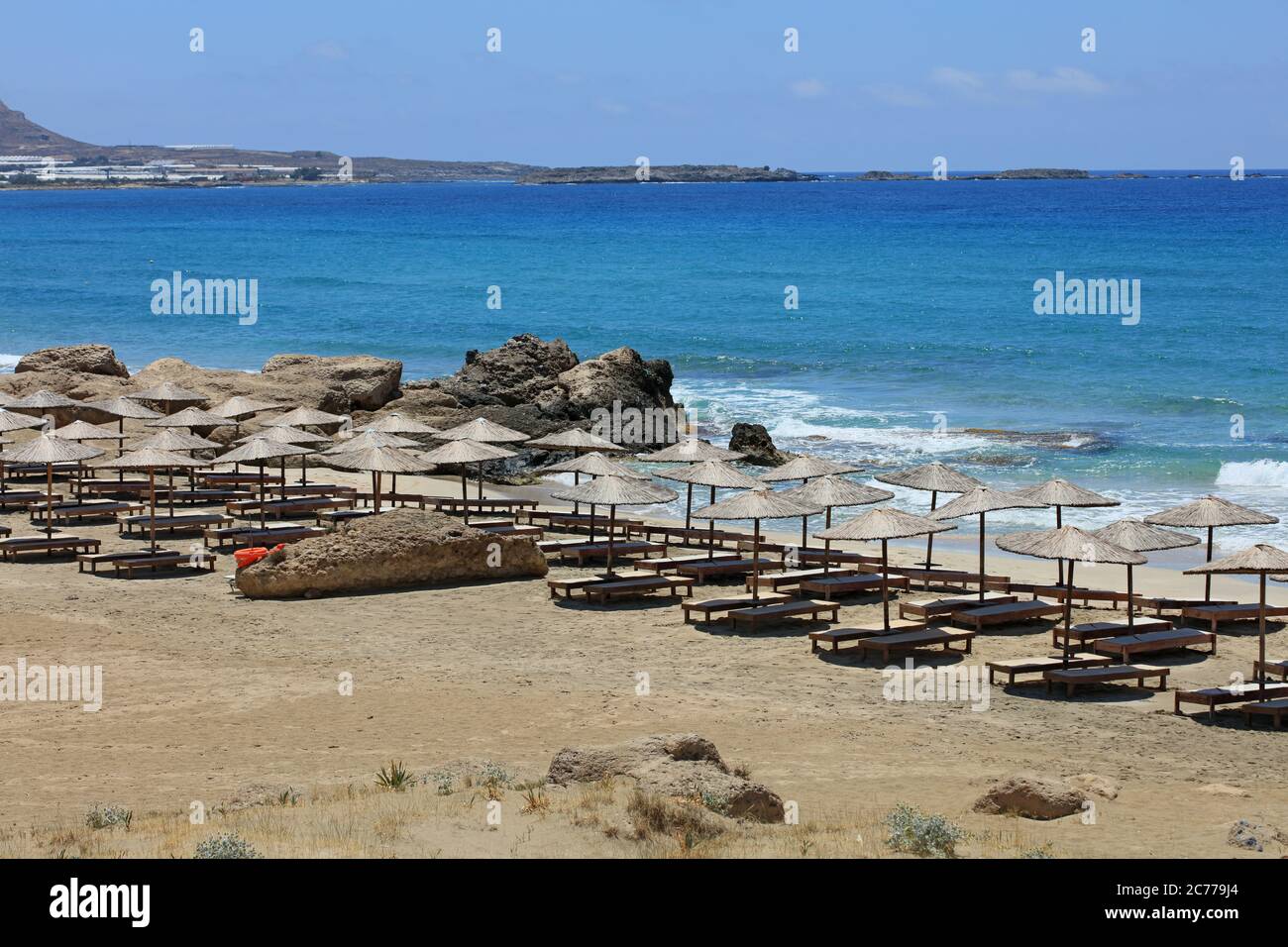 Crete island falassarna red sand beach summer holidays 2020 covid-19 ...