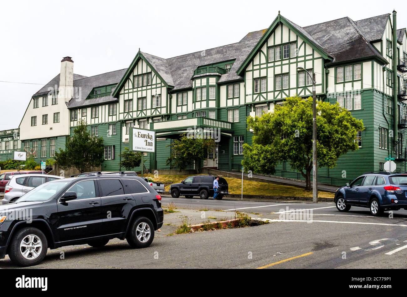 The Eureka Inn in Eureka California USA Stock Photo - Alamy