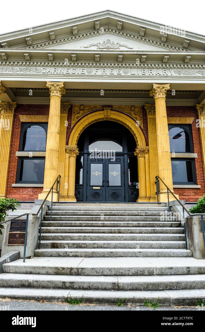 The Carnegie Library in Eureka California USA Stock Photo - Alamy