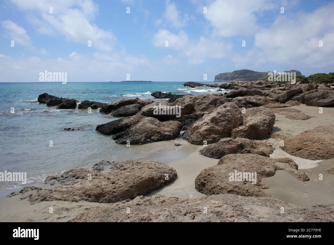 Crete island falassarna red sand beach summer holidays 2020 covid-19 ...