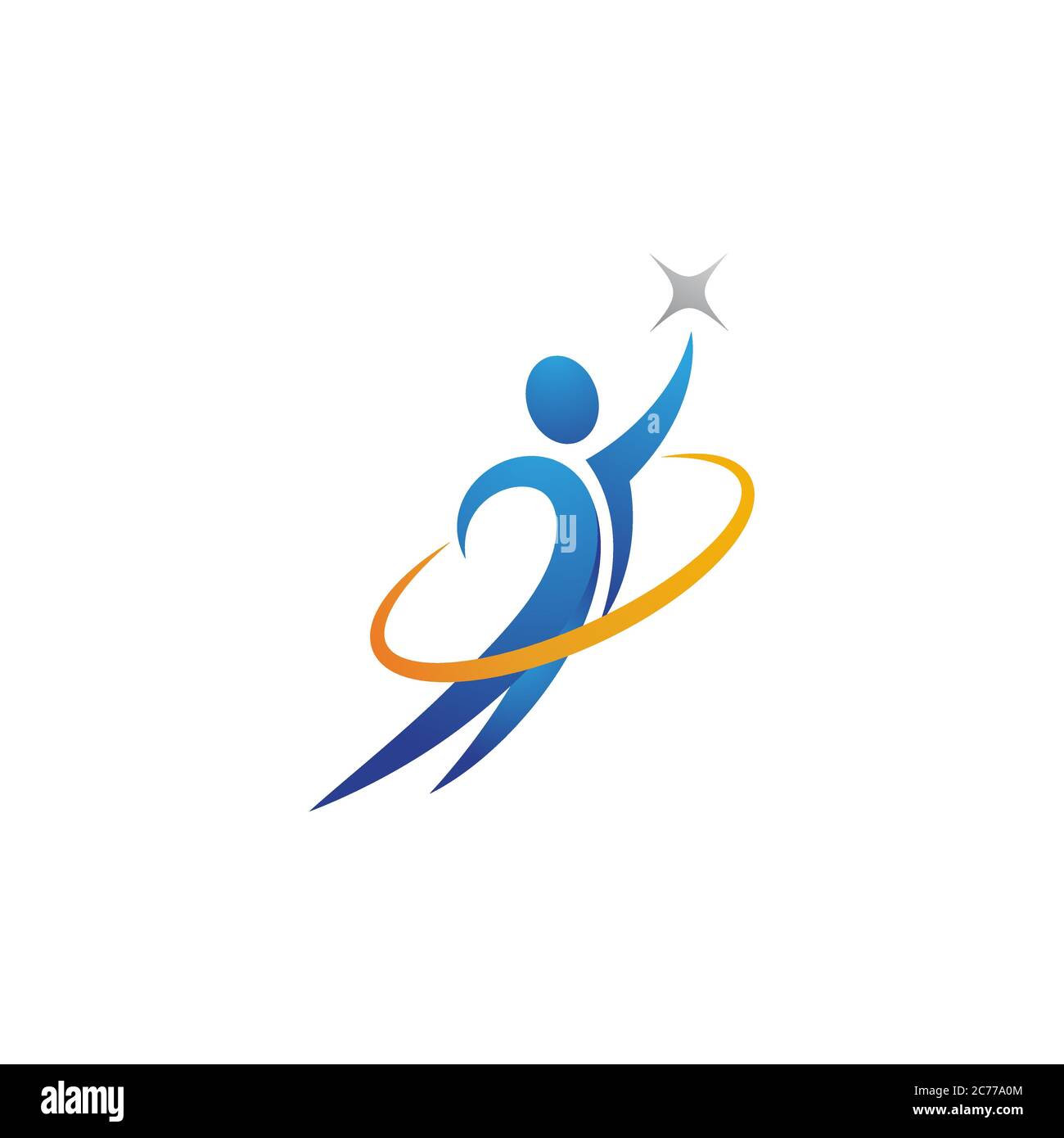 Human character logo sign illustration vector design Stock Vector Image ...