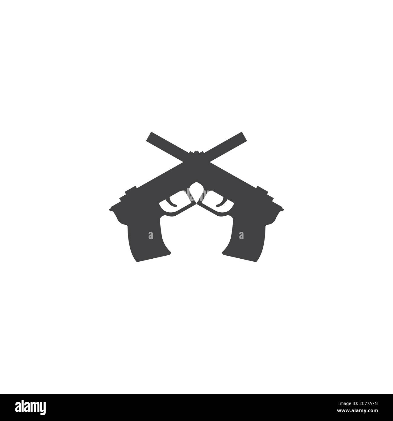 Heavy machine guns vector vectors Stock Vector Images - Alamy