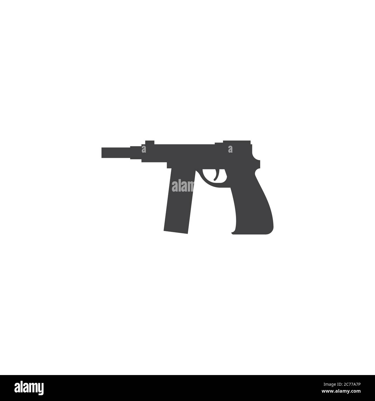 Heavy machine guns vector vectors Stock Vector Images - Alamy