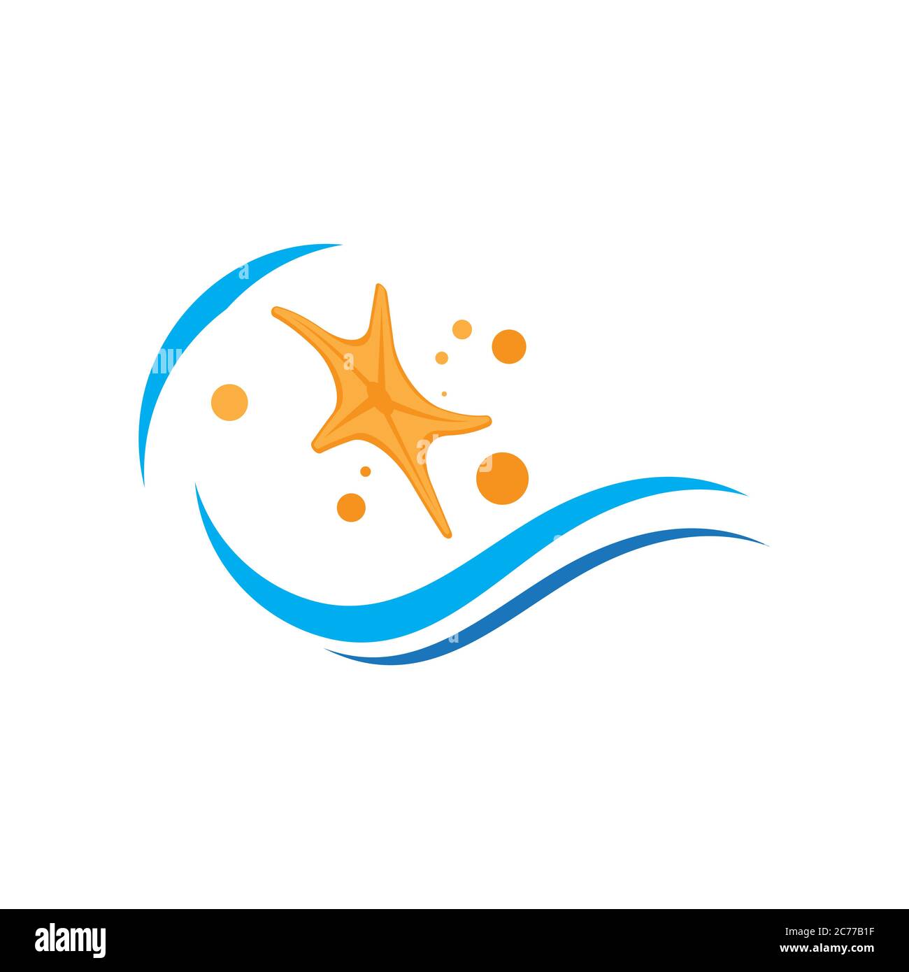 Star sea vector icon illustration design template Stock Vector Image ...