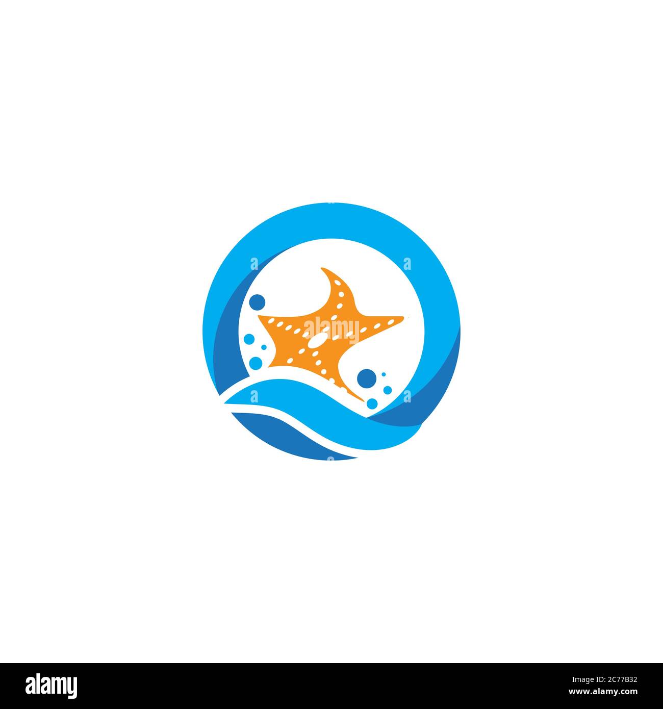 Star sea vector icon illustration design template Stock Vector Image ...