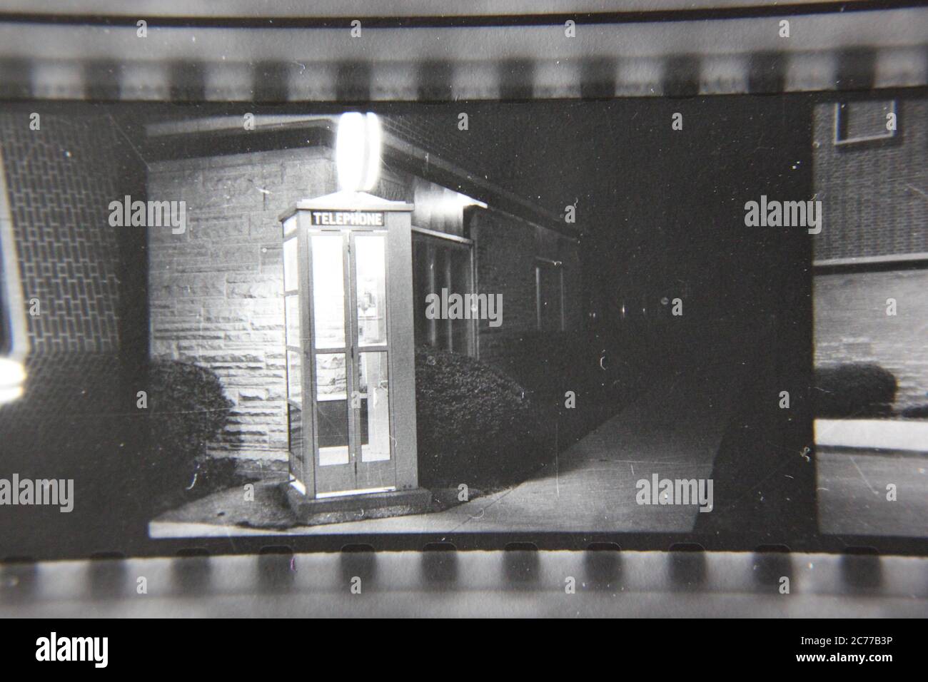 Fine 70s vintage contact print black and white photography of a public ...
