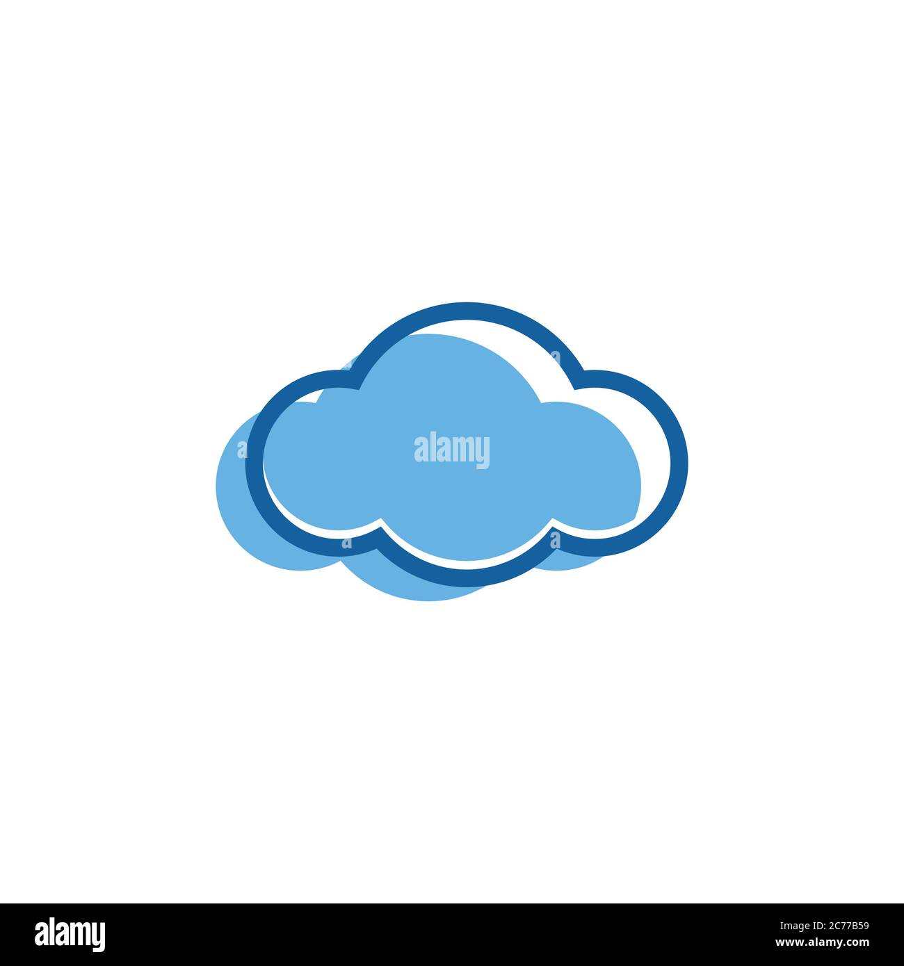 Cloud template vector icon illustration design Stock Vector Image & Art ...