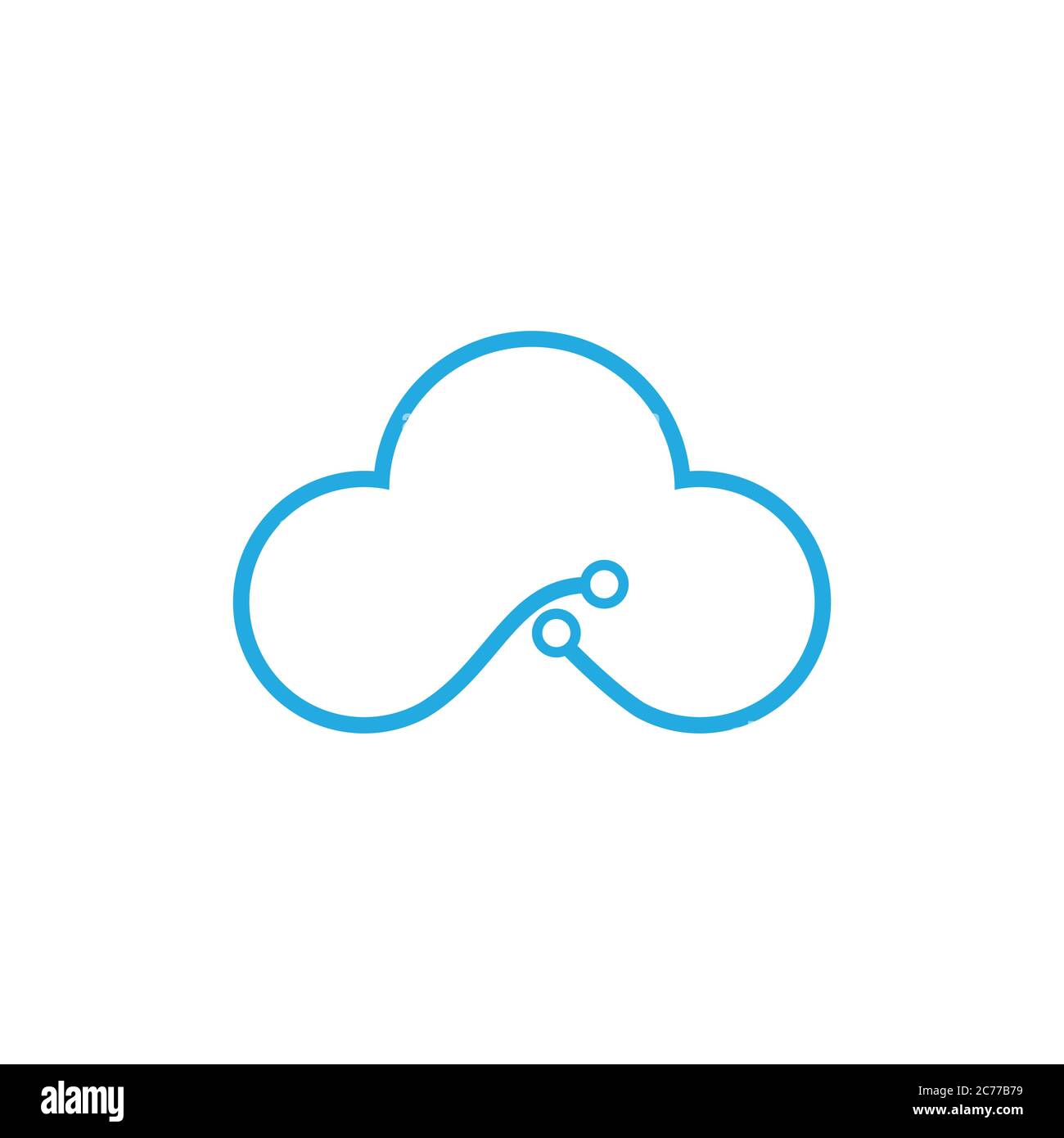 Cloud template vector icon illustration design Stock Vector Image & Art ...