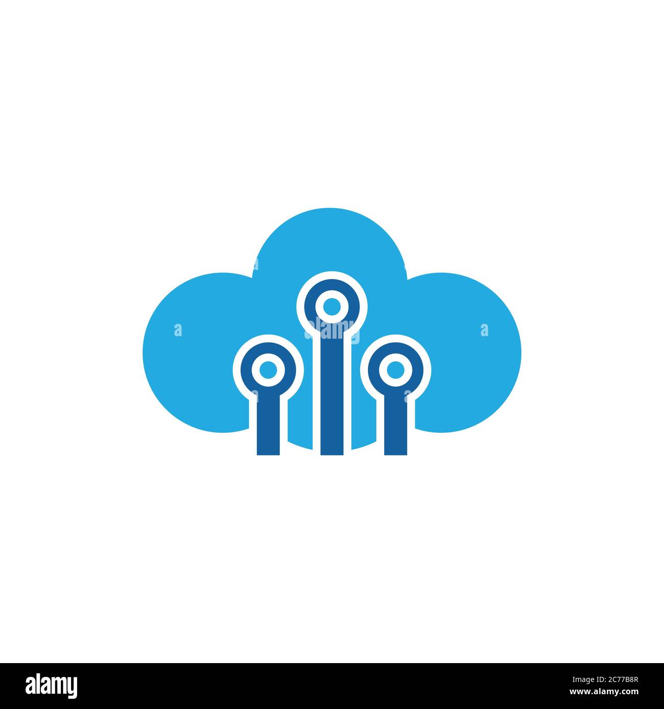 Cloud template vector icon illustration design Stock Vector Image & Art ...