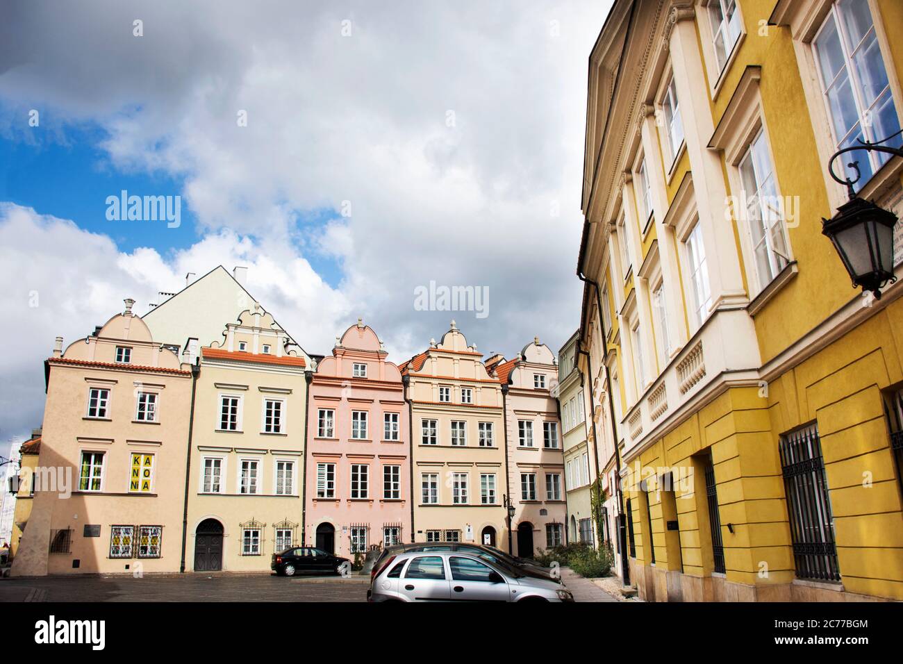 Classic retro vintage antique building for Polish or pole people and ...