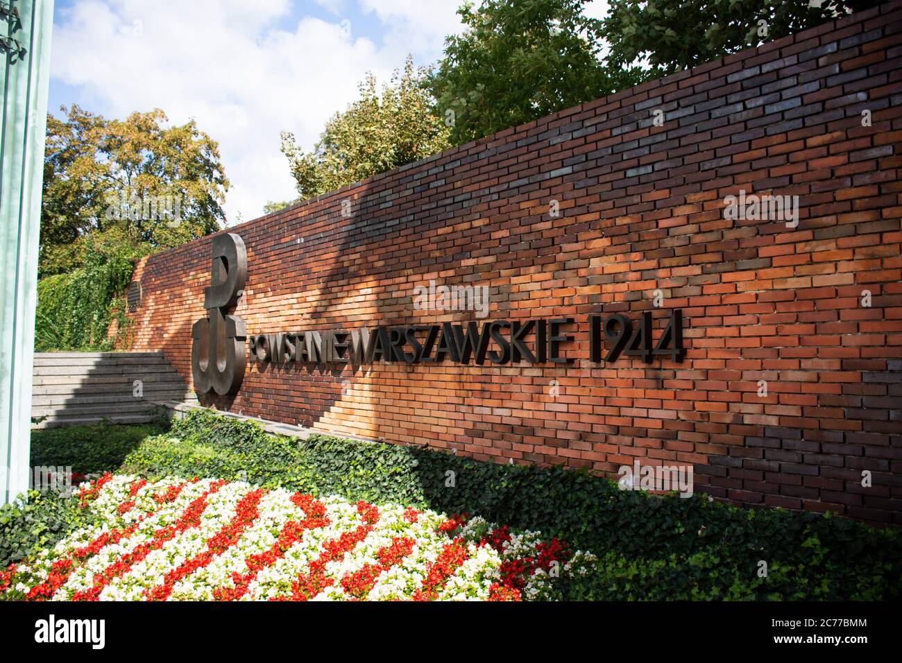 Warsaw Uprising Monument or Pomnik Powstania Warszawskiego statue in ...