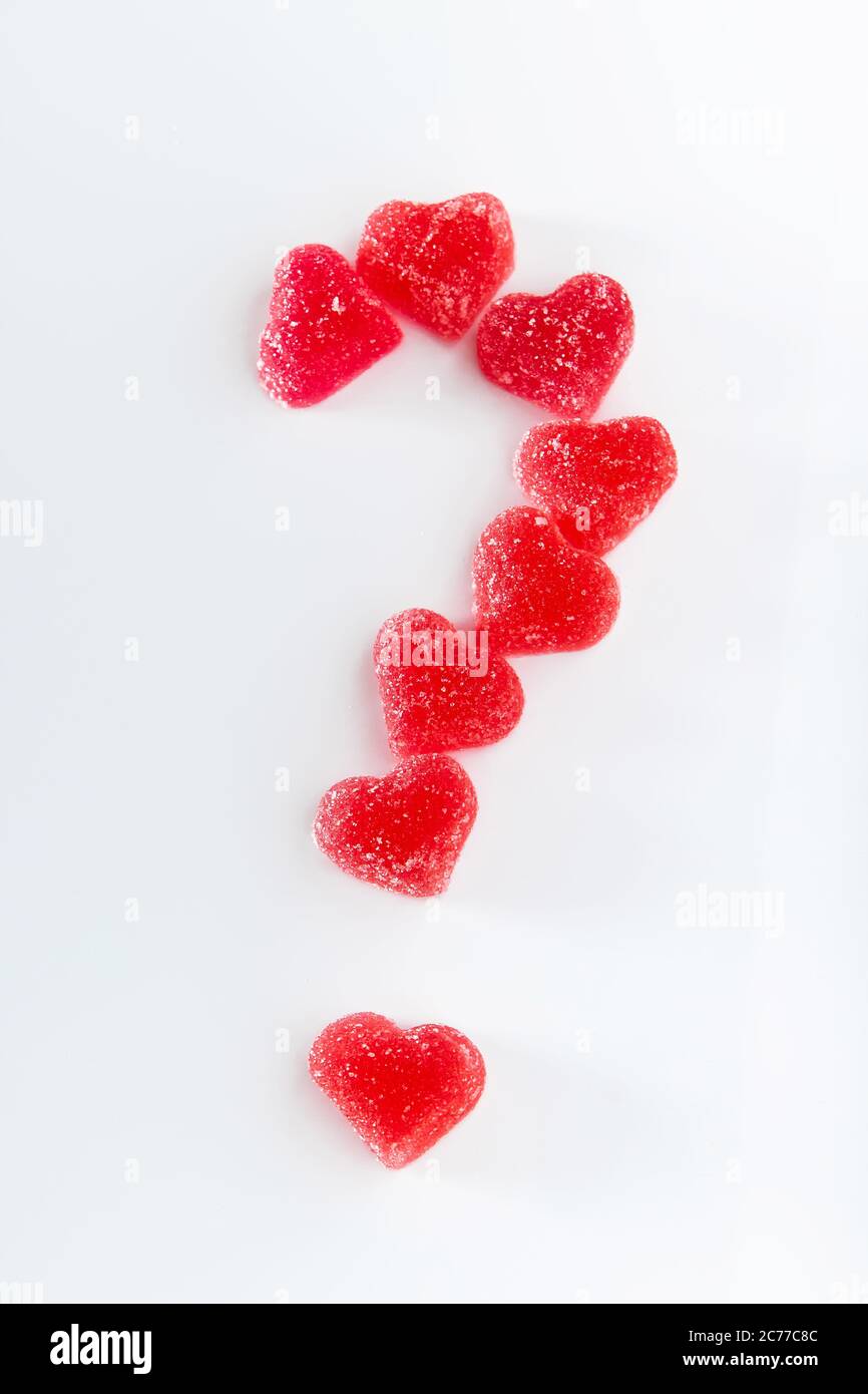 Heart question mark hi-res stock photography and images - Alamy