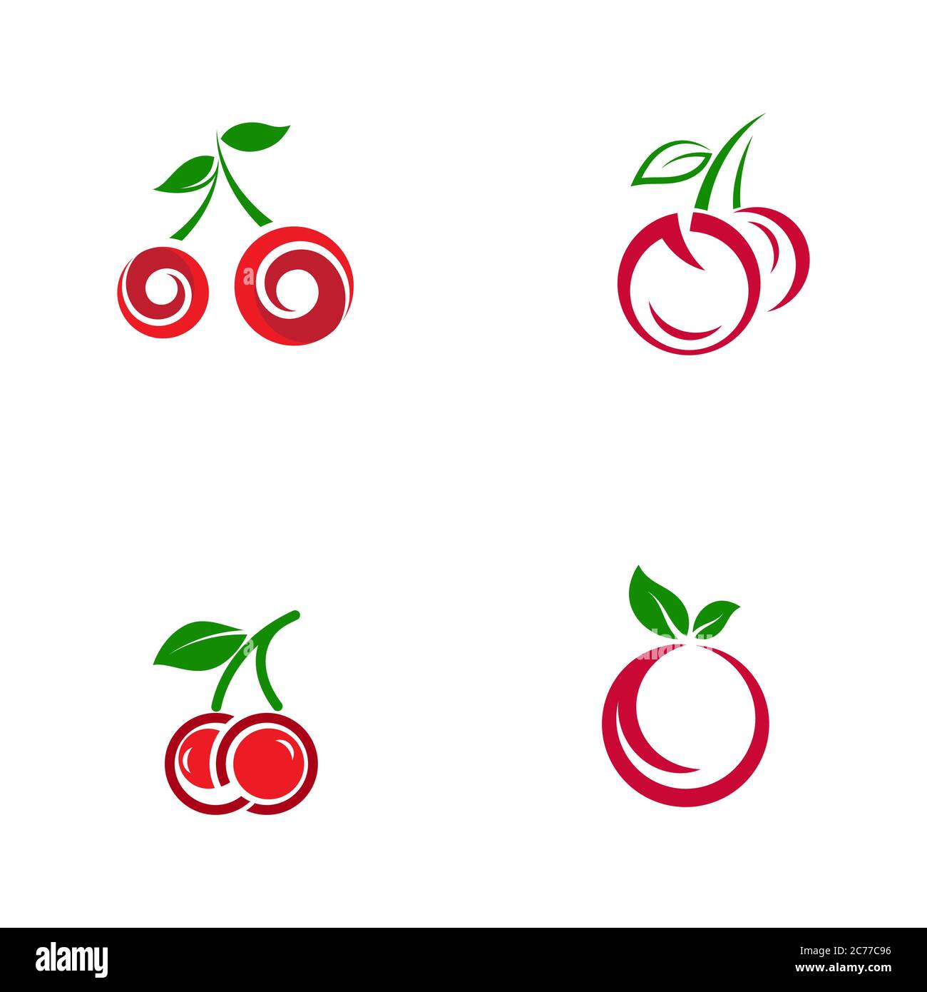 Cherry blossom icon Stock Vector Images - Alamy