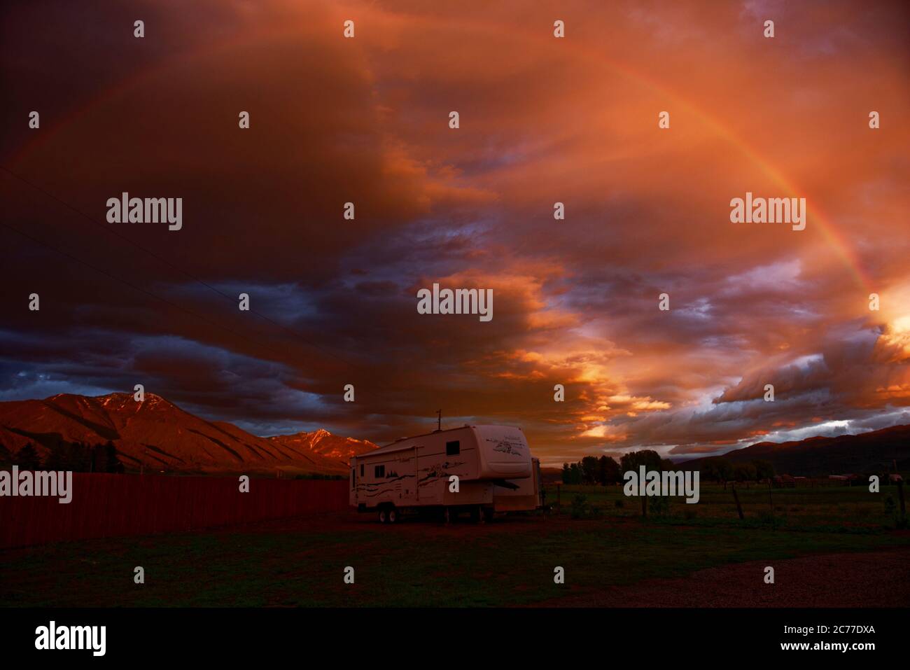 Camper sunset High Resolution Stock Photography and Images - Alamy
