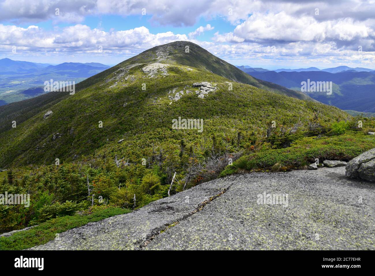 Alpine landscape wilderness in Adirondack Mountains New York Stock ...