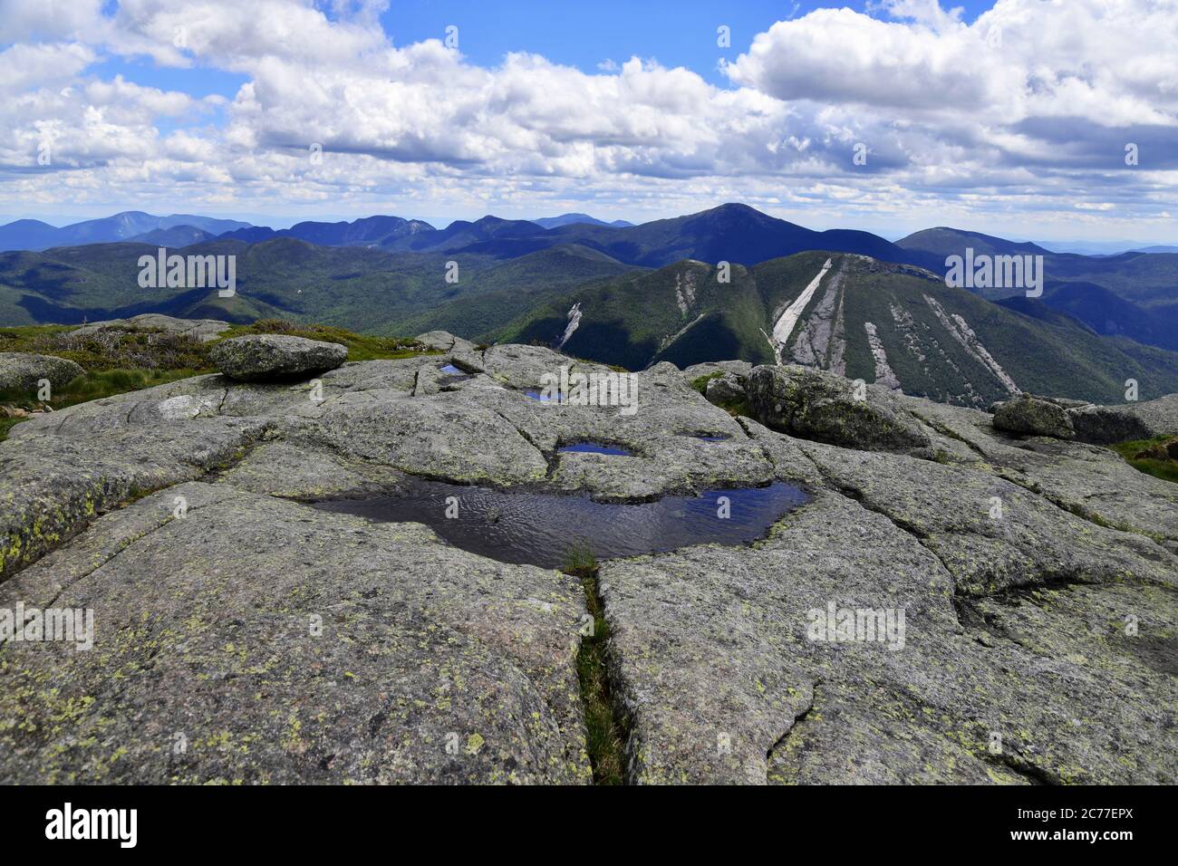 Alpine landscape wilderness in Adirondack Mountains New York Stock ...