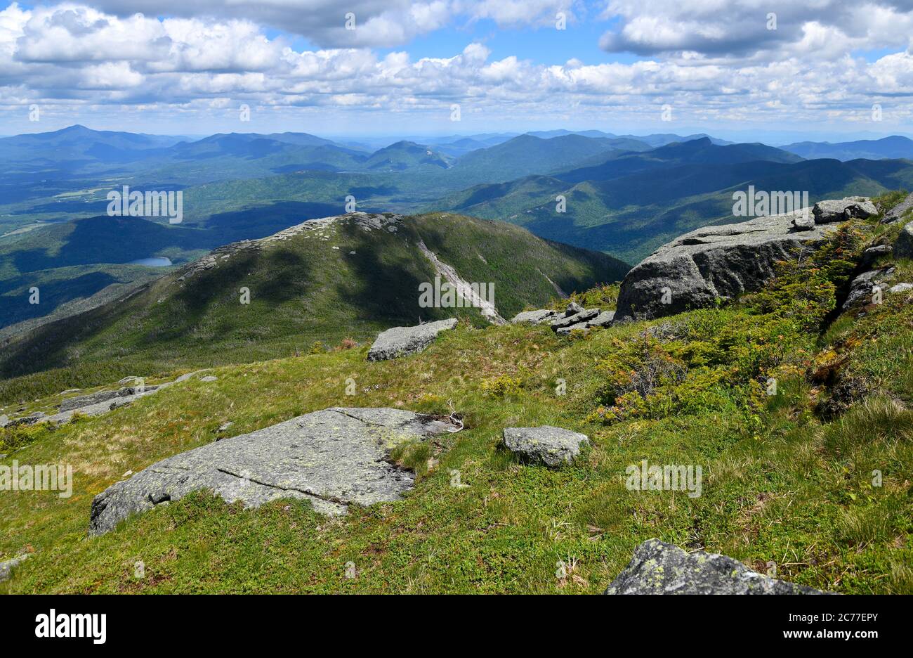 Alpine landscape wilderness in Adirondack Mountains New York Stock ...