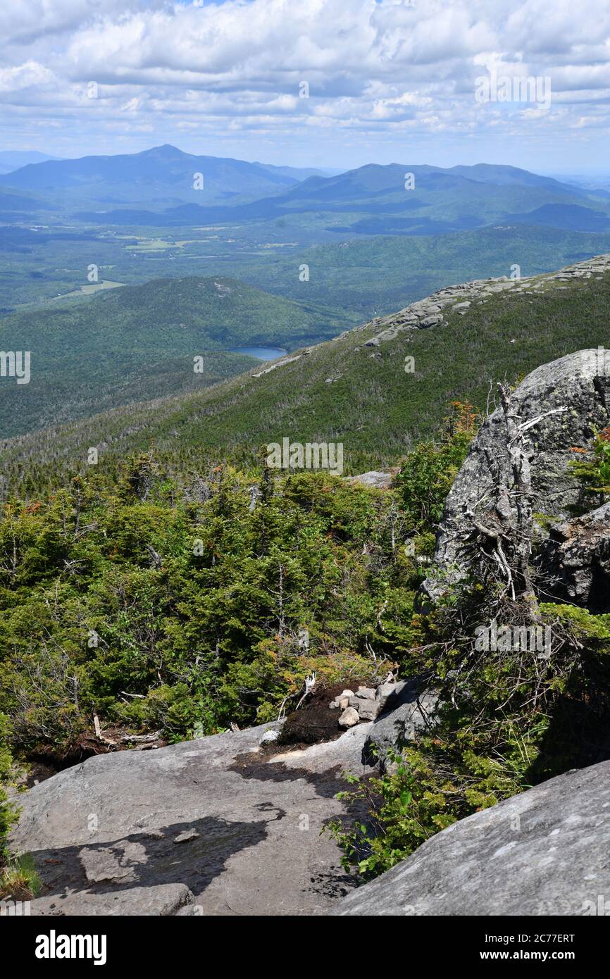 Alpine landscape wilderness in Adirondack Mountains New York Stock ...