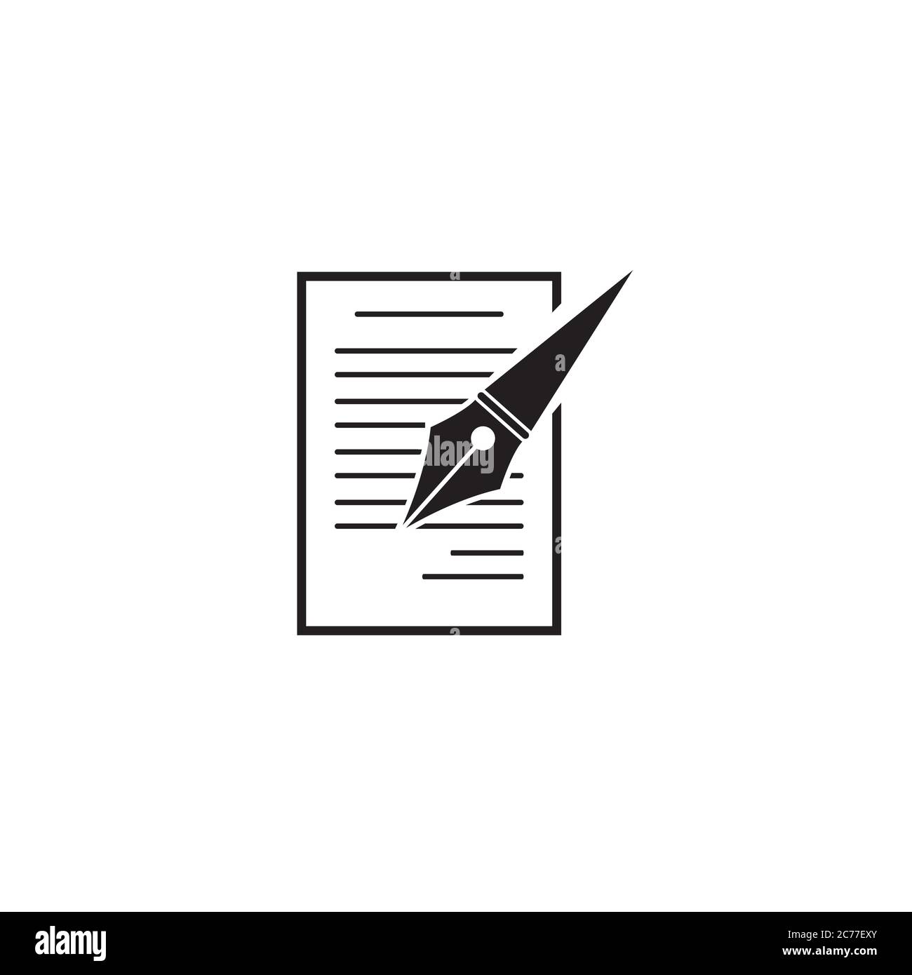 Pen icon template Vector illustration design Stock Vector Image & Art ...