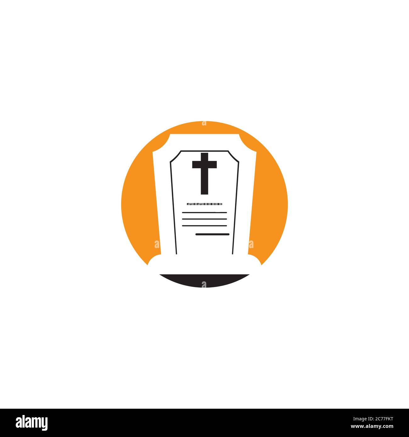 Tomb icon Template vector illustration design Stock Vector Image & Art ...