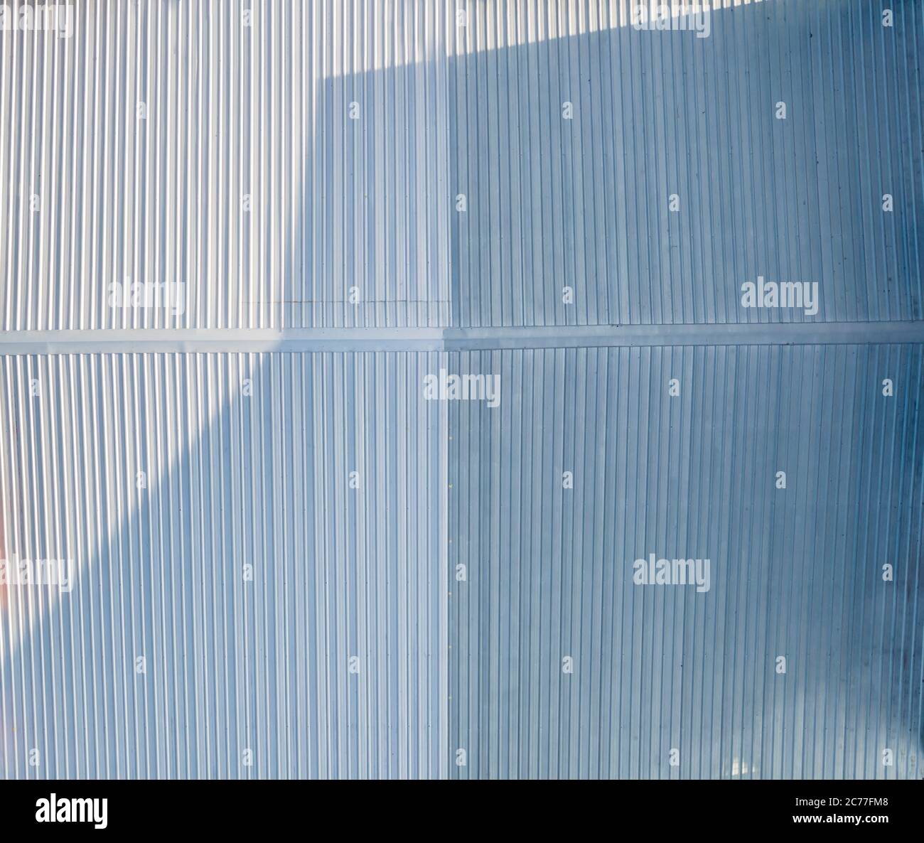 Top view roof top view roof metal sheet with copy space Stock Photo - Alamy