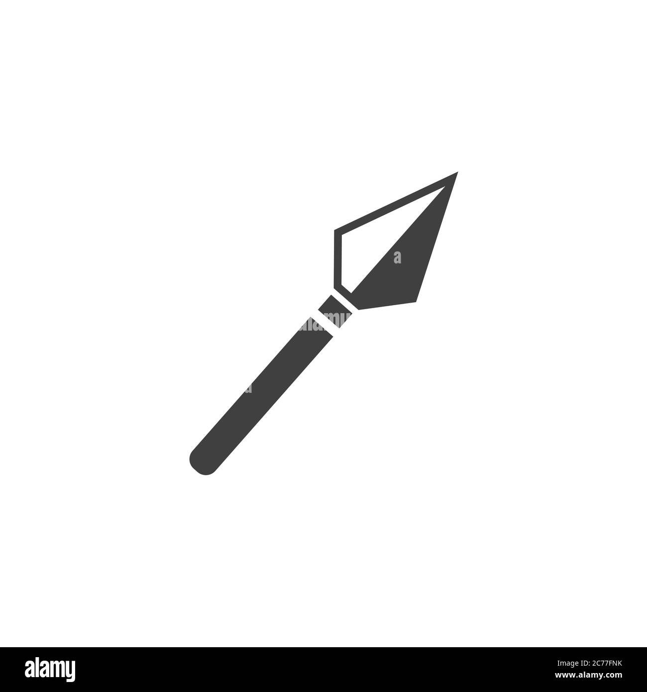 Spear vector illustration icon Template design Stock Vector Image & Art ...