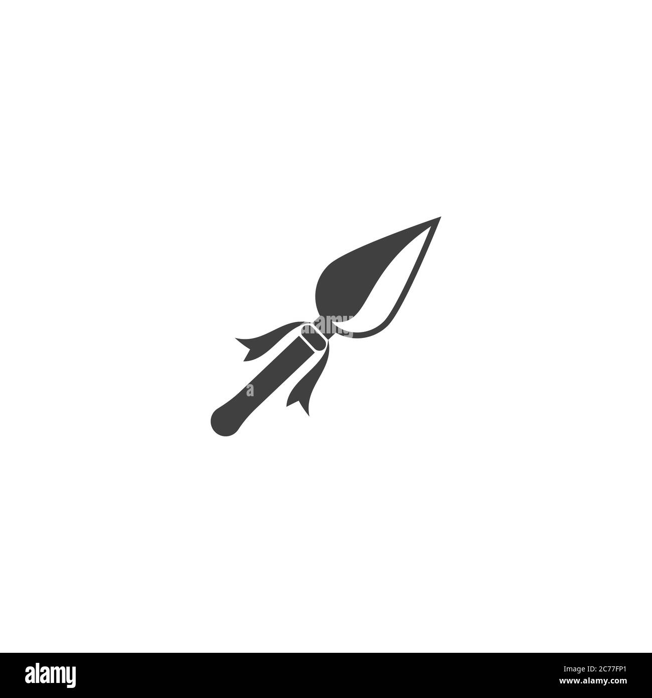 Spear vector illustration icon Template design Stock Vector Image & Art ...