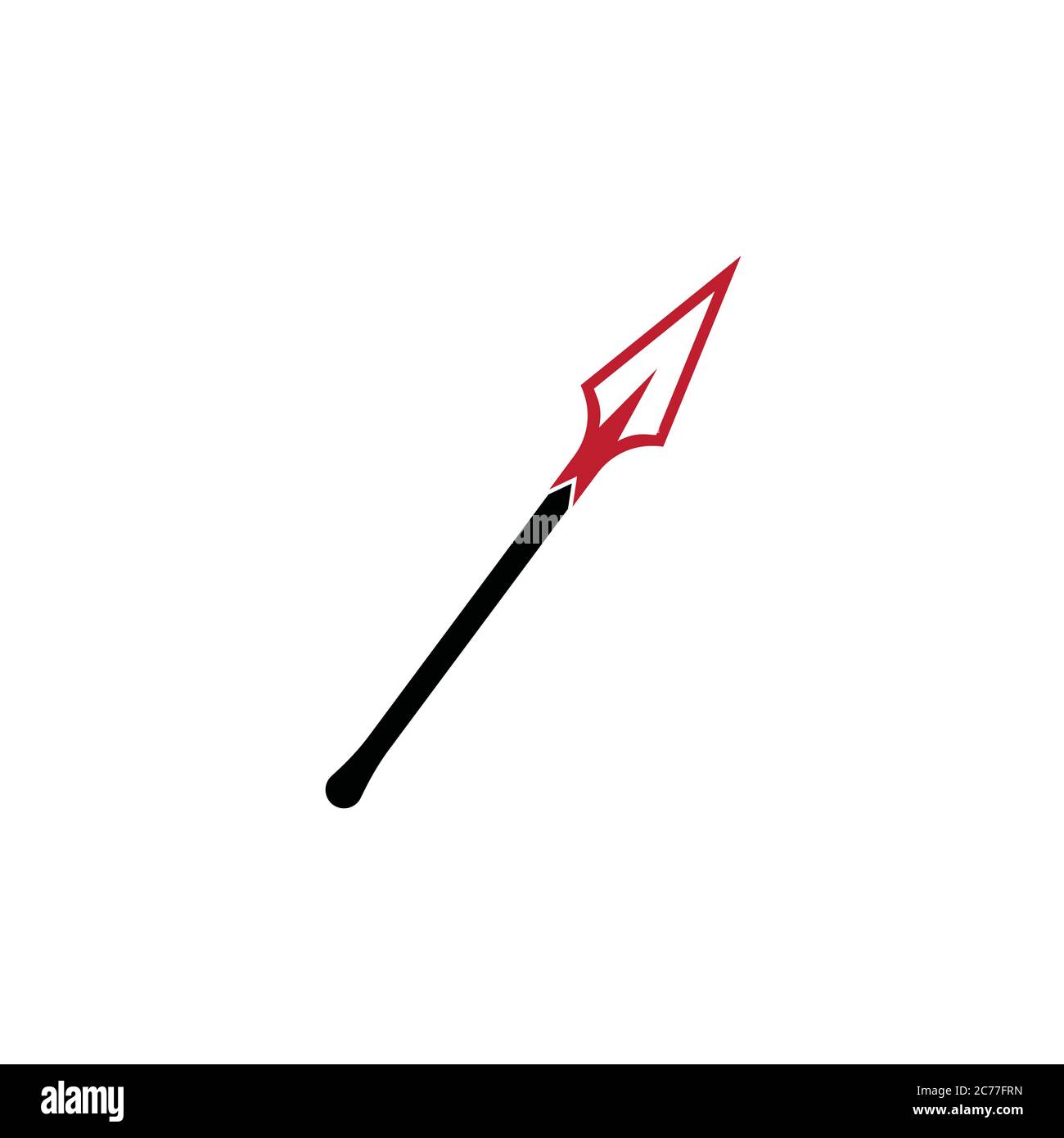 Spear vector illustration icon Template design Stock Vector Image & Art ...